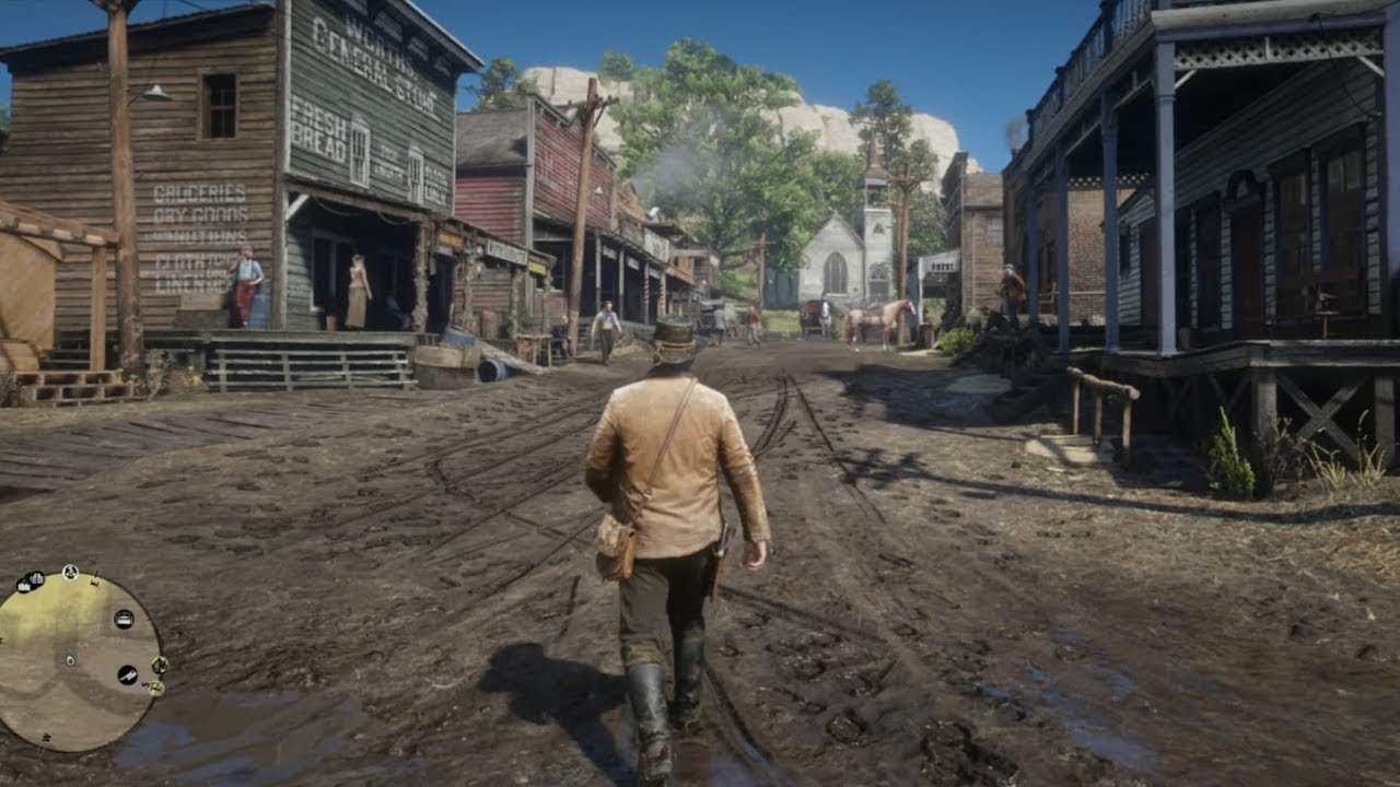 Red Dead Redemption 2 #3 - A cidade de Valentine 4K - YouTube