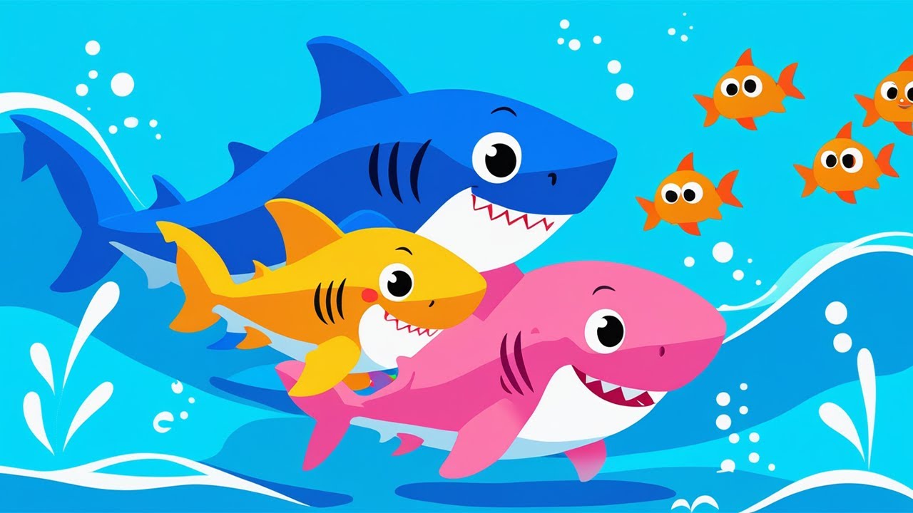 🐳 Baby Shark 🦈 Música Divertida para Niños Felices 😄 Canción del ...