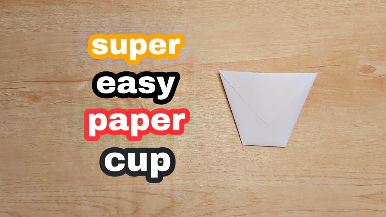 como hacer un vaso de papel para el jardín de infantes || origami na ...