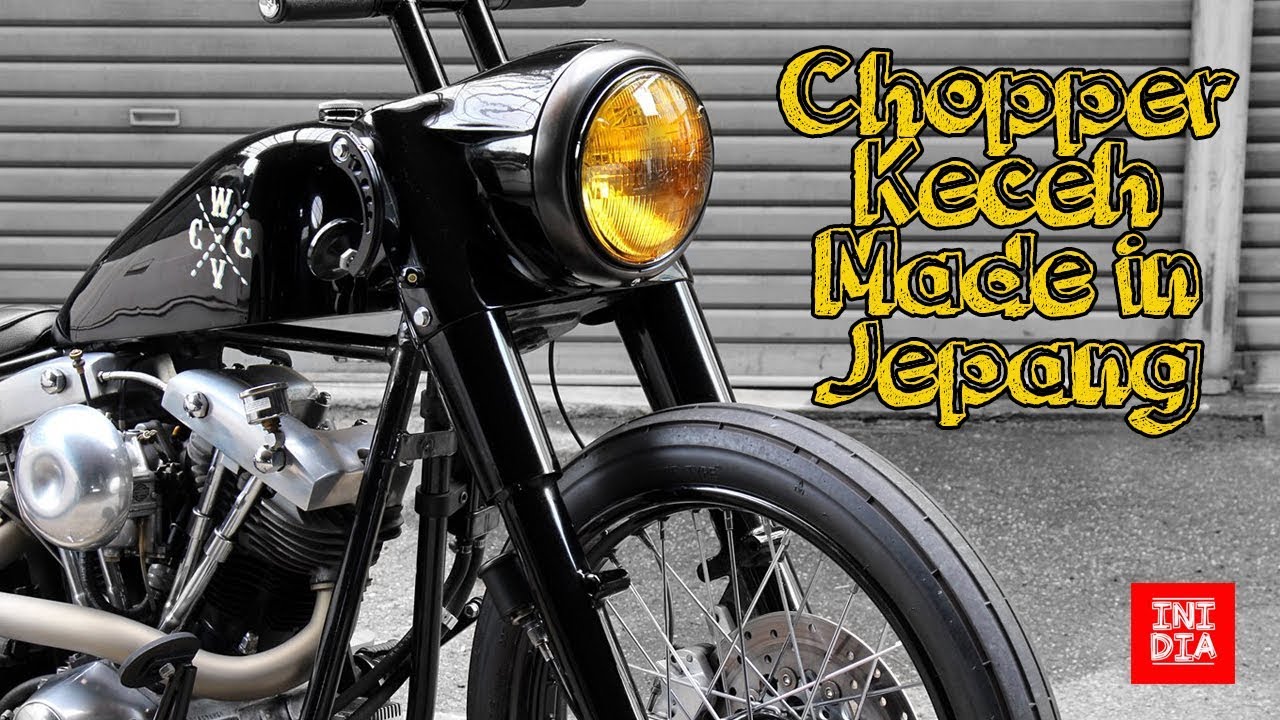 Ini Dia motor custom Chopper Bobber Shovelhead Full Black dari negara ...