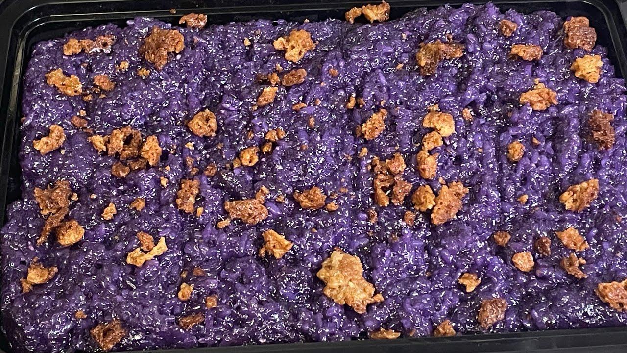 Yummy Purple Suman or Biko for meryinda #philippines #dubai #india # ...
