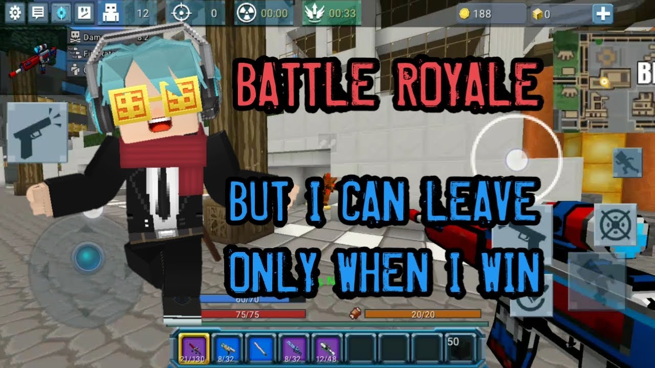 Battle royale, but i can leave only when i win - Blockman GO: Blocky ...