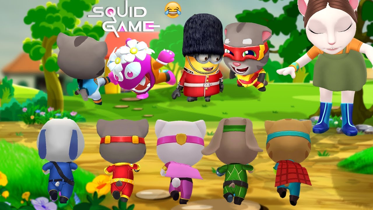 Talking Tom Hero Dash, Minion Rush, Om Nom: Run, Tom Gold Run &Garfield ...