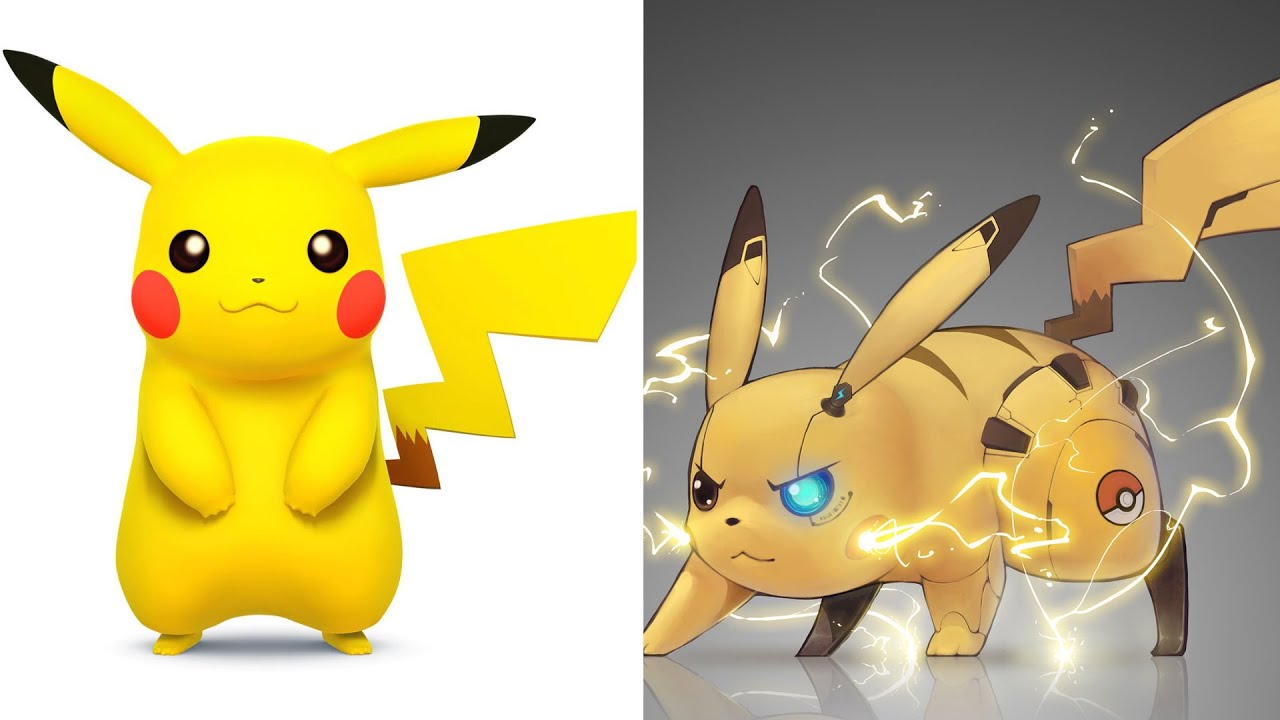 POKEMON CHARACTERS IN THEIR ROBOTC FORM - YouTube