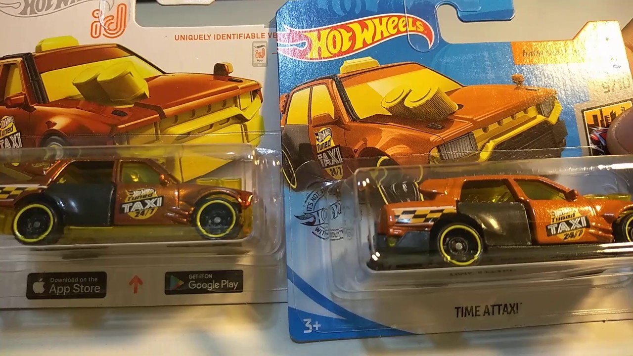 Hot Wheels ID Time Attaxi y Time Attaxi Regular Review en Español 2020 ...