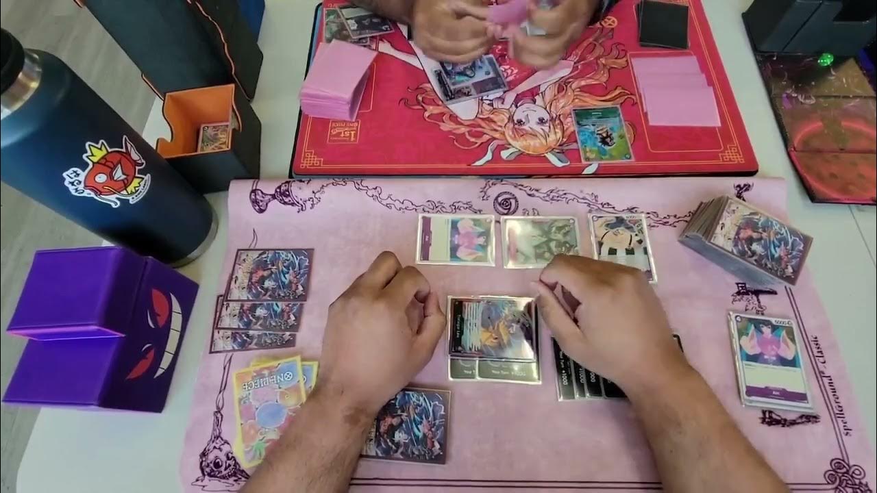 [EB01] POV + Voiceover One Piece TCG: RP Law vs. Green Purple Doflamingo - YouTube