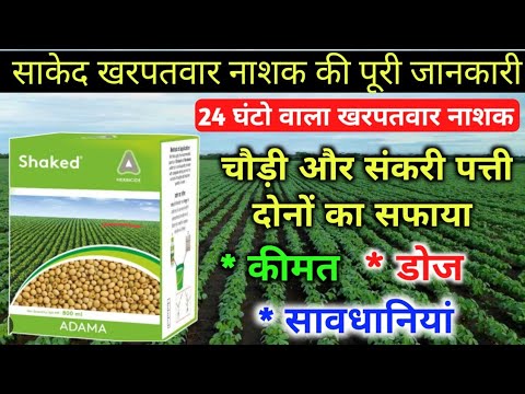 Adama Shaked खरपतवार नाशक की पूरी जानकारी / सोयाबीन के लिए सबसे अच्छा ...