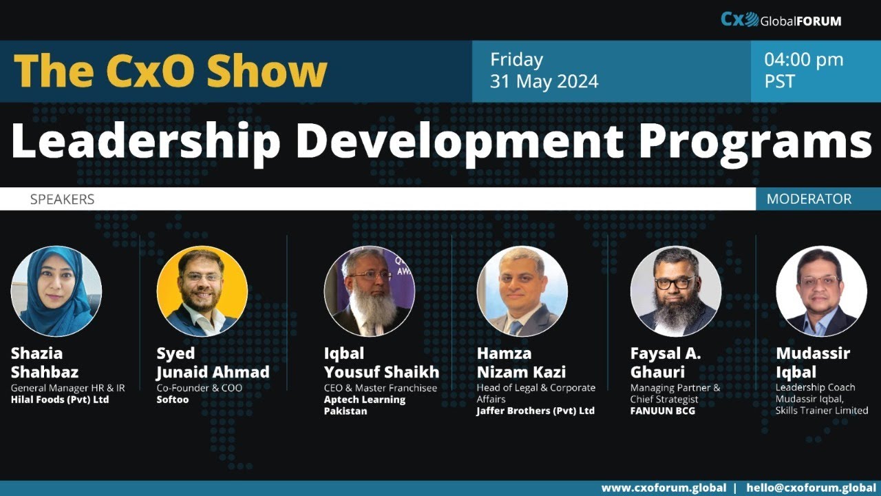 The CxO Show on "Leadership Development Programs” - YouTube