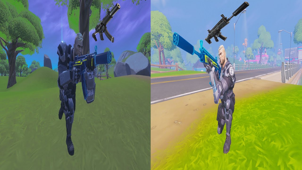 Fortnite unvaulted Suppressed submachine gun and suppressed assault ...