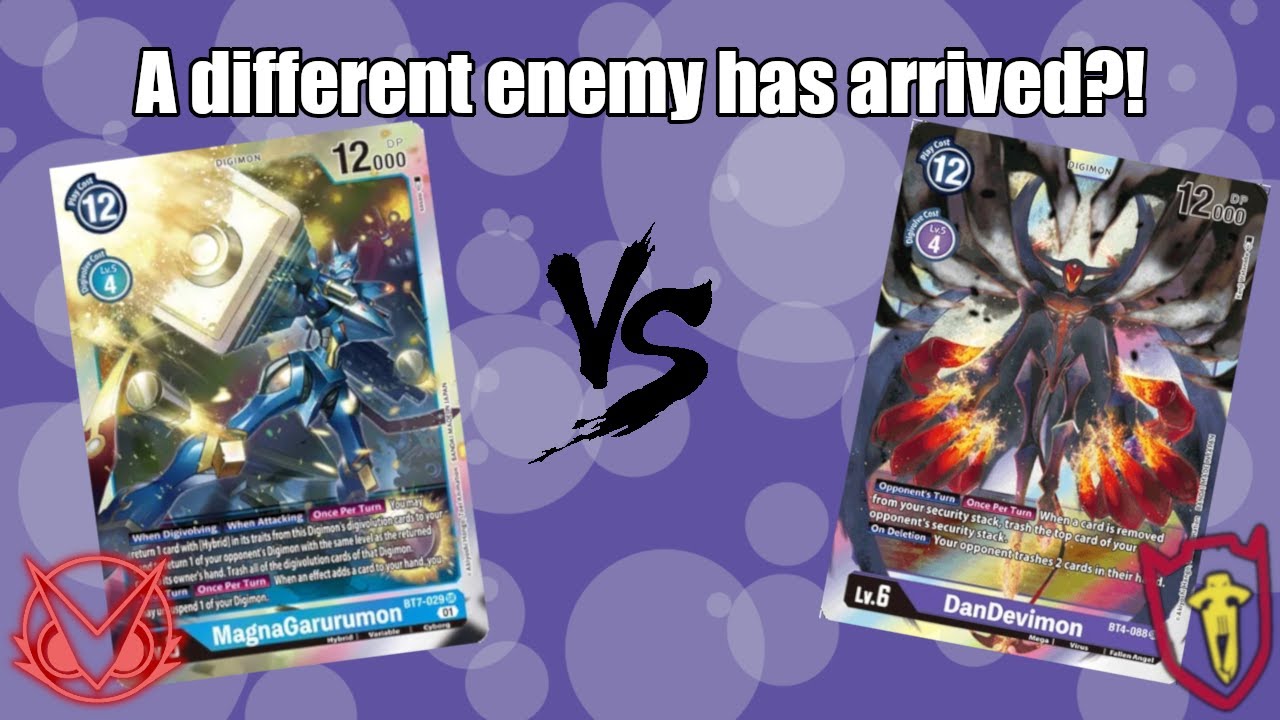 Blue Hybrid VS DanDevimon! A villain across generations! | Digimon TCG ...