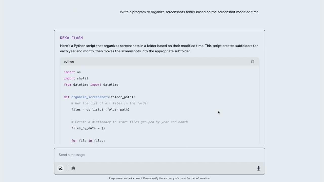 Introducing Reka multimodal AI coding and code execution capabilities - YouTube