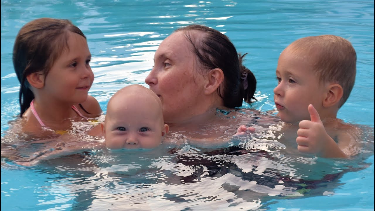 Little Kids Swimming