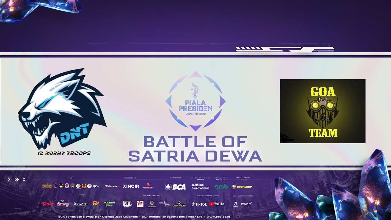 DNT vs. Goa Team - Final Qualifier (16 Besar) - Piala Presiden Esports ...