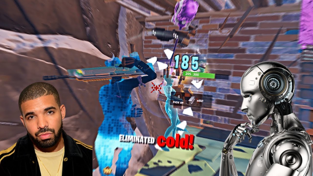 Drake AI 🤖 (Fortnite Montage) + Best Controller Settings For AIMBOT ...