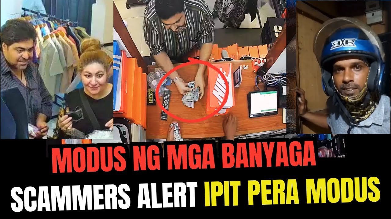 MAG IINGAT SA MGA BANYAGANG ITO SA KANILANG IPIT PERA MODUS #trendingnow #cctv - YouTube