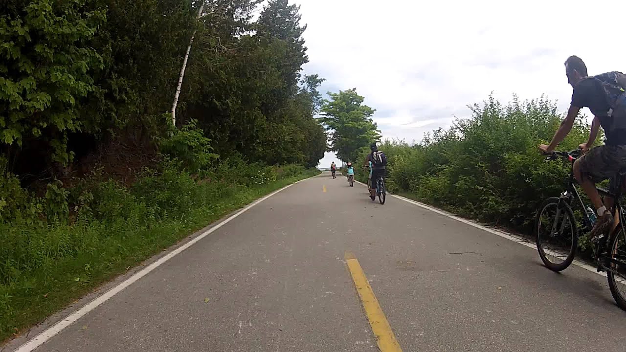 Highway 185 Mackinac Island - YouTube