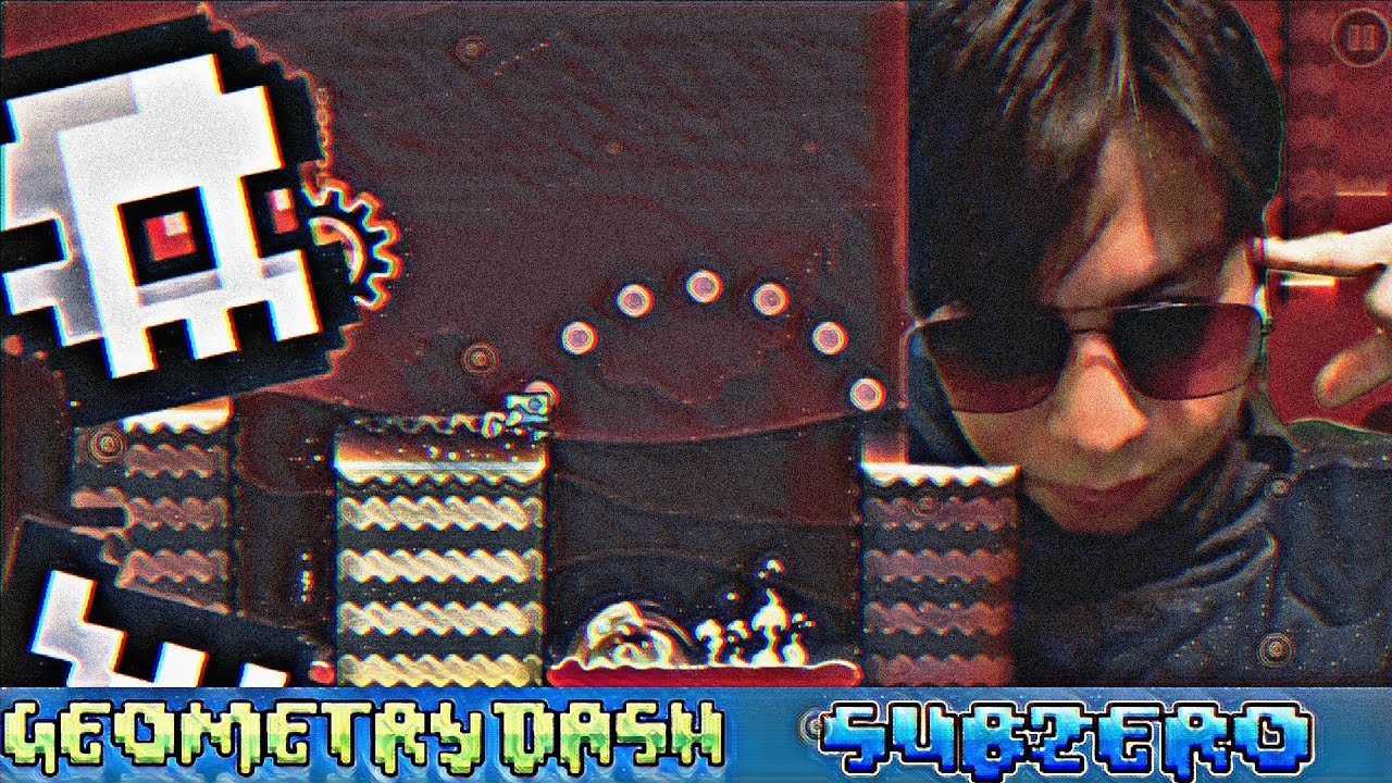 Jugando Geometry Dash Subzero - YouTube
