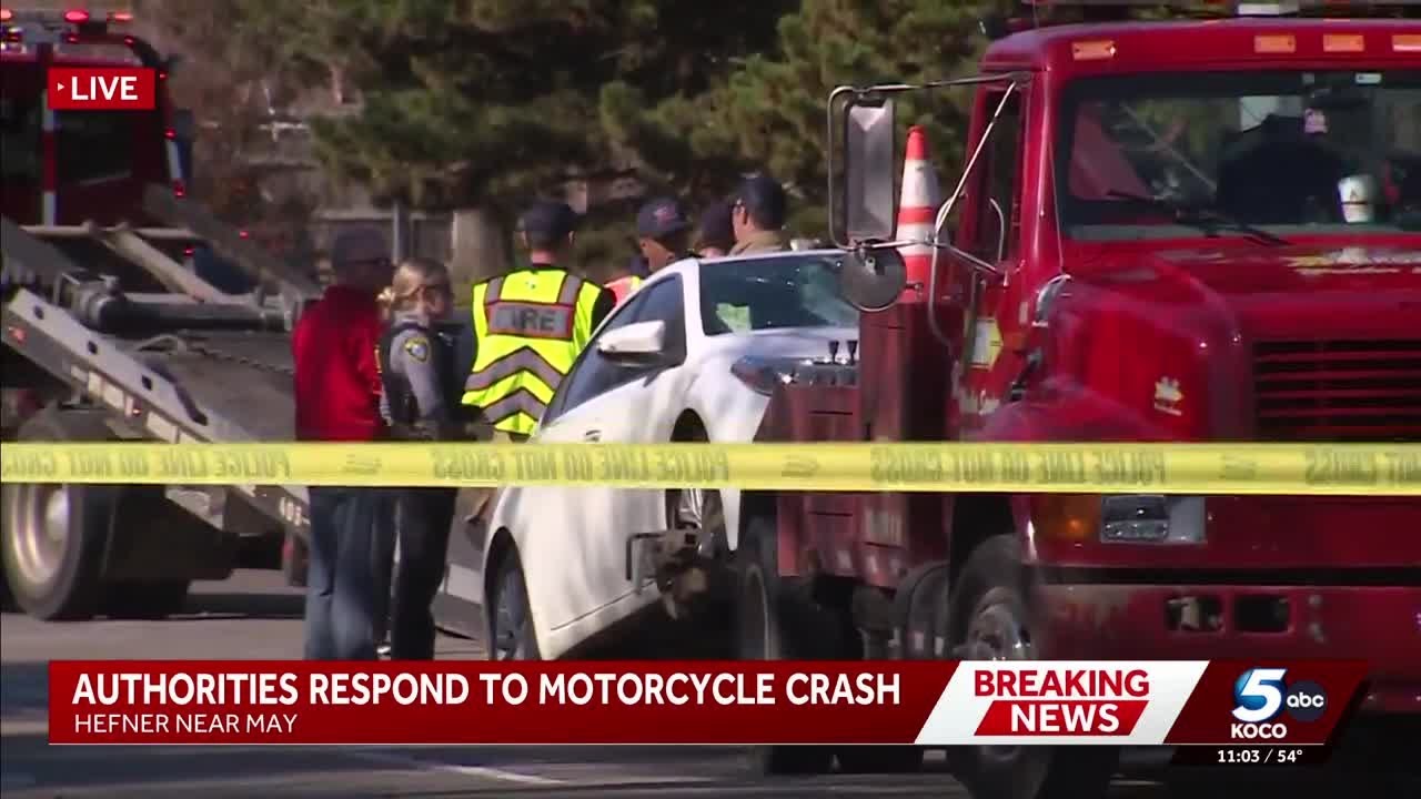 Motorcycle officer taken to hospital after crash in The Village - YouTube