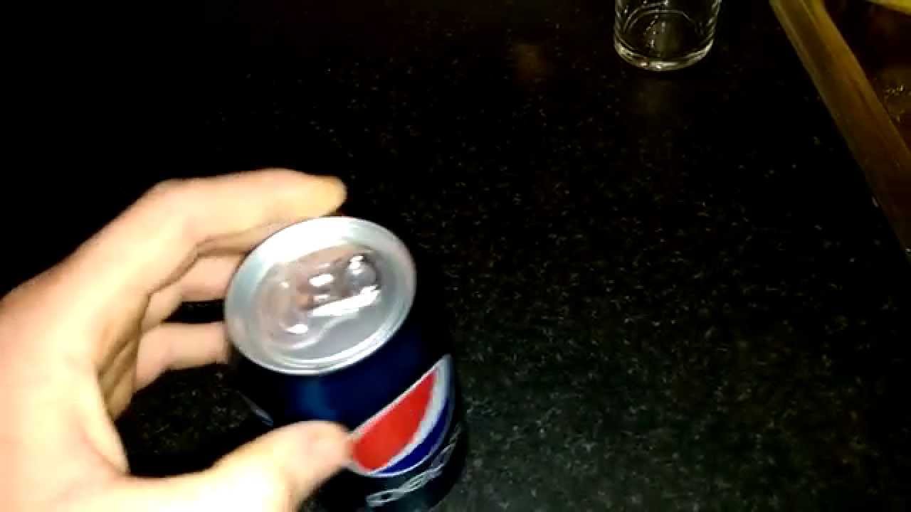 HOW TO OPEN A CAN OF PEPSI - YouTube