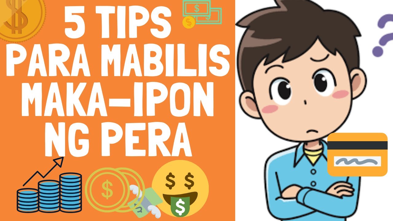 5 Tips para mabilis maka ipon ng pera - YouTube