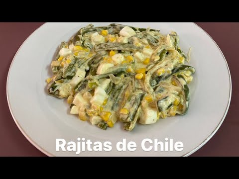 Rajitas de chiles - YouTube