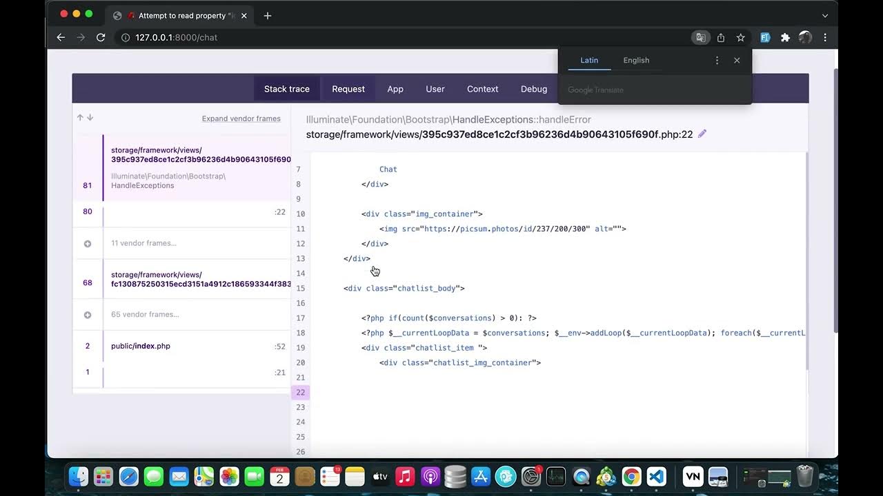 19 Show All Conversations Laravel Livewire Chat Message App Tutorial Youtube 9478