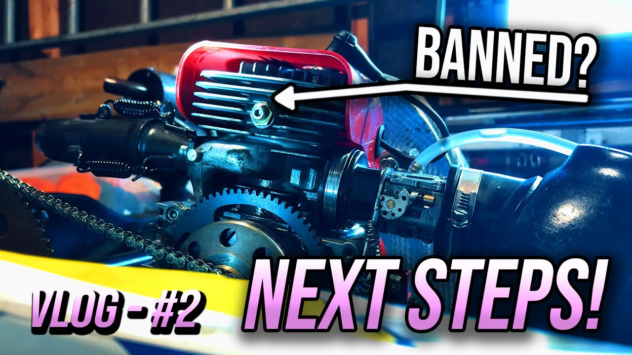 2-stroke cylinder model ban? & future kart plans! Much to do! - YouTube