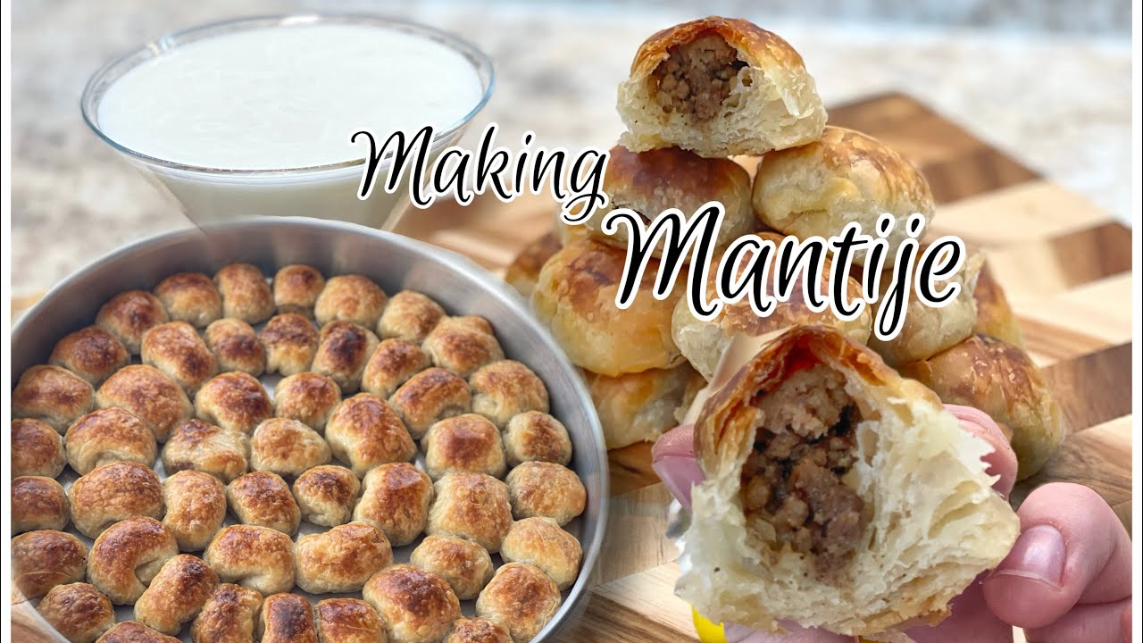 Manti Recipe (Making Mantije with Meat) - YouTube