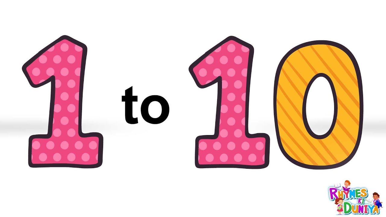 1_to_10 Numbers Counting for Kids | Number Names 1 to 10 | Count ...