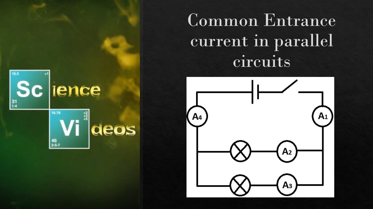 Common Entrance current in parallel circuits - YouTube