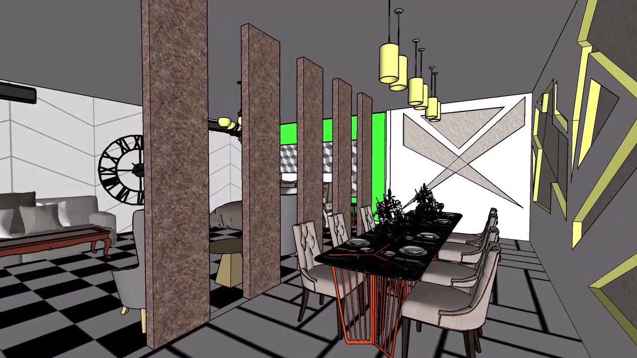 Animation of Interior Design. - YouTube