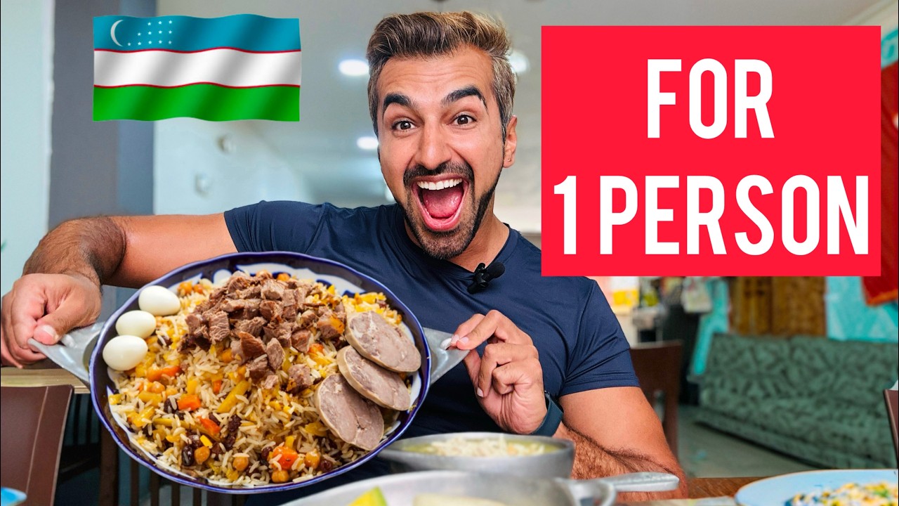 What Do Uzbeks REALLY Eat? My Uzbekistan Street Food Tour! - YouTube