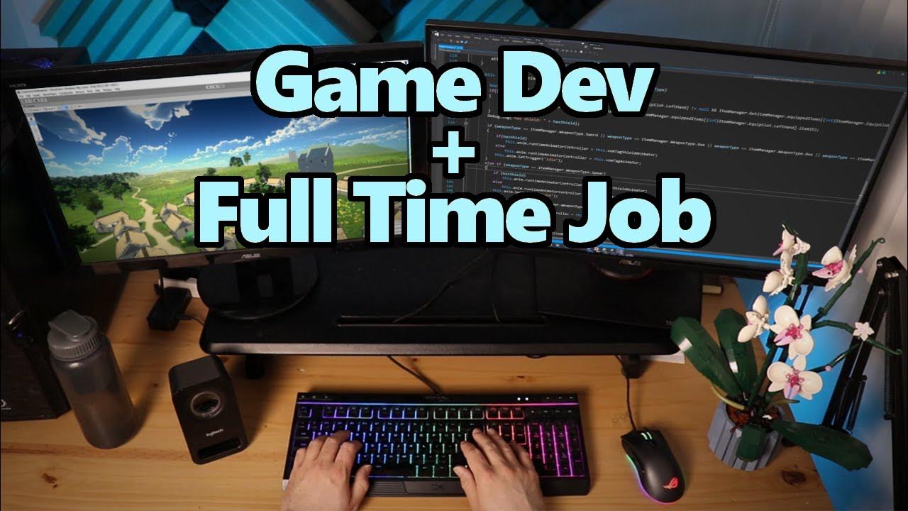 A Day in the Life of a Game Developer with a Full Time Job - YouTube