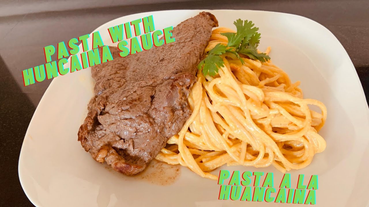 How to make pasta with huancaina sauce / como hacer pasta con huancaina ...