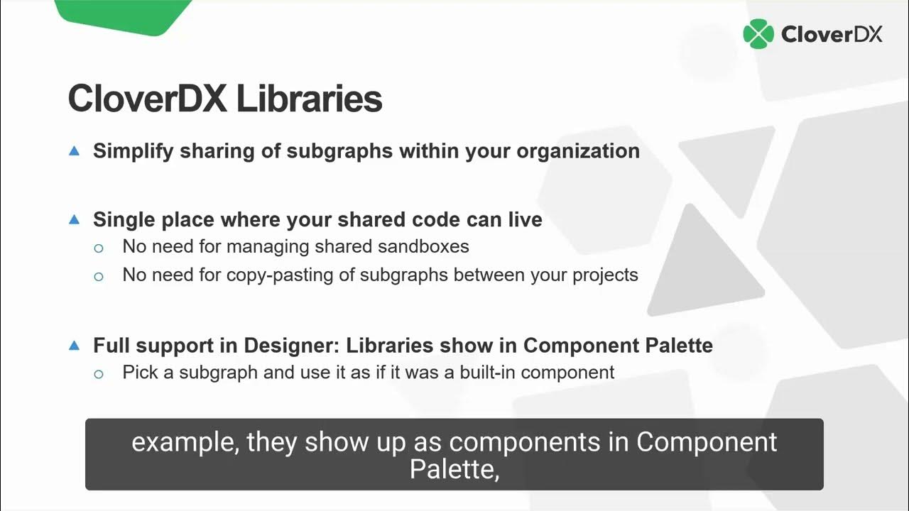 Introducing CloverDX Libraries - YouTube