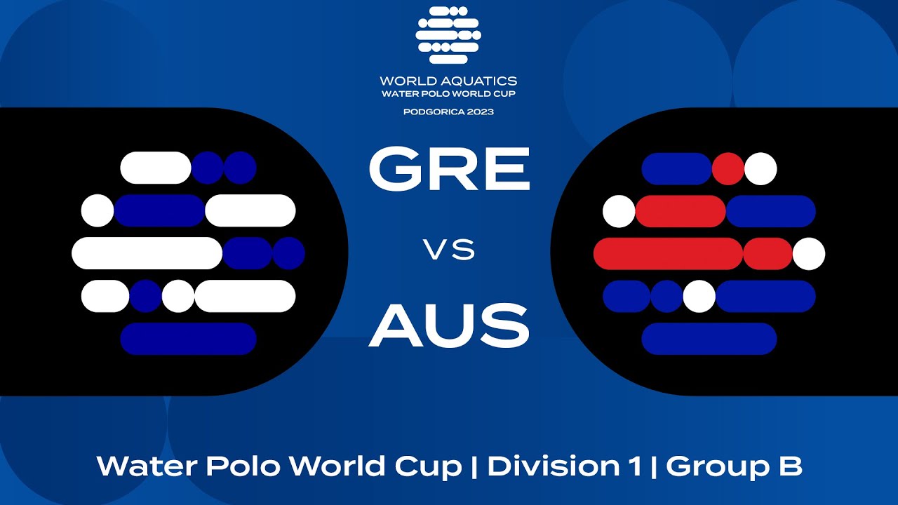 LIVE | Greece vs Australia | Water Polo World Cup 2023 | Group B - YouTube
