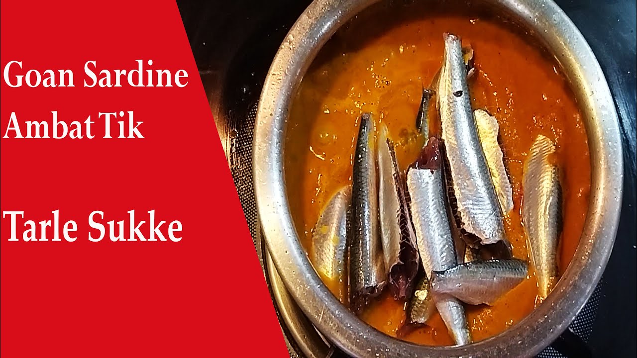 Tarle Ambot Tik | Sardine fish curry | Pedvey fish curry | Ambat Tik ...