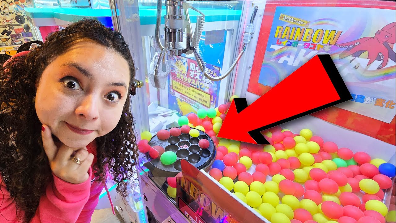 Lucky Ball Drop Claw Machine! - YouTube