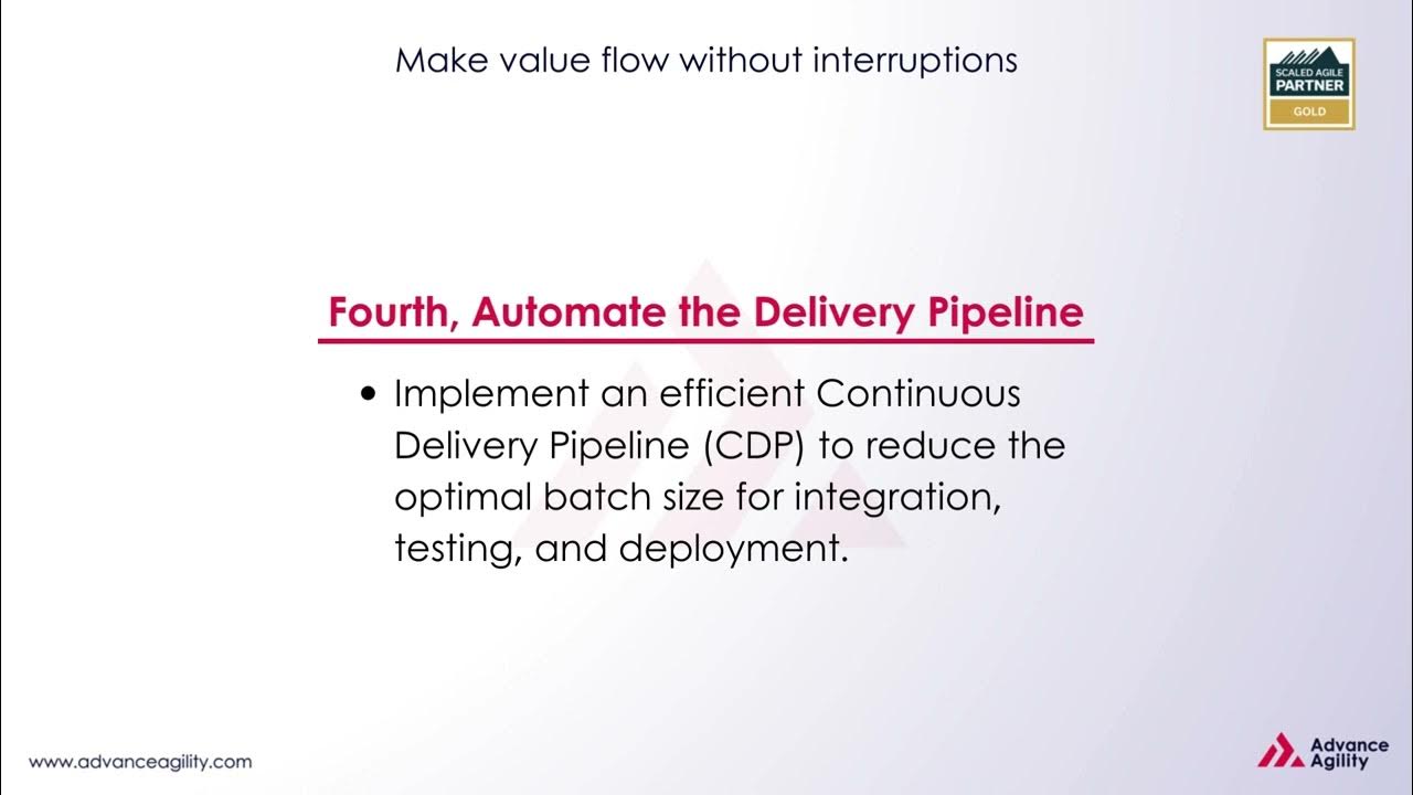 Work in Smaller Batches | Lean-Agile Principle-6 | Advance Agility - YouTube