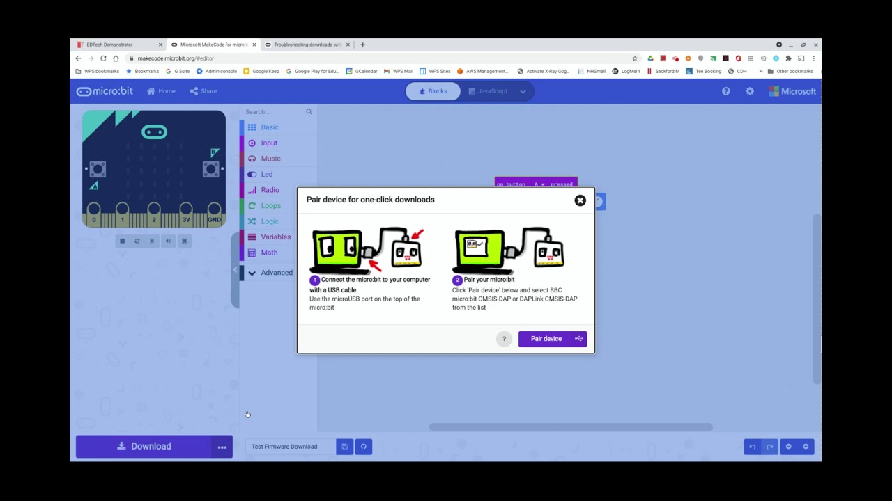 Microbit Firmware Upgrade - YouTube