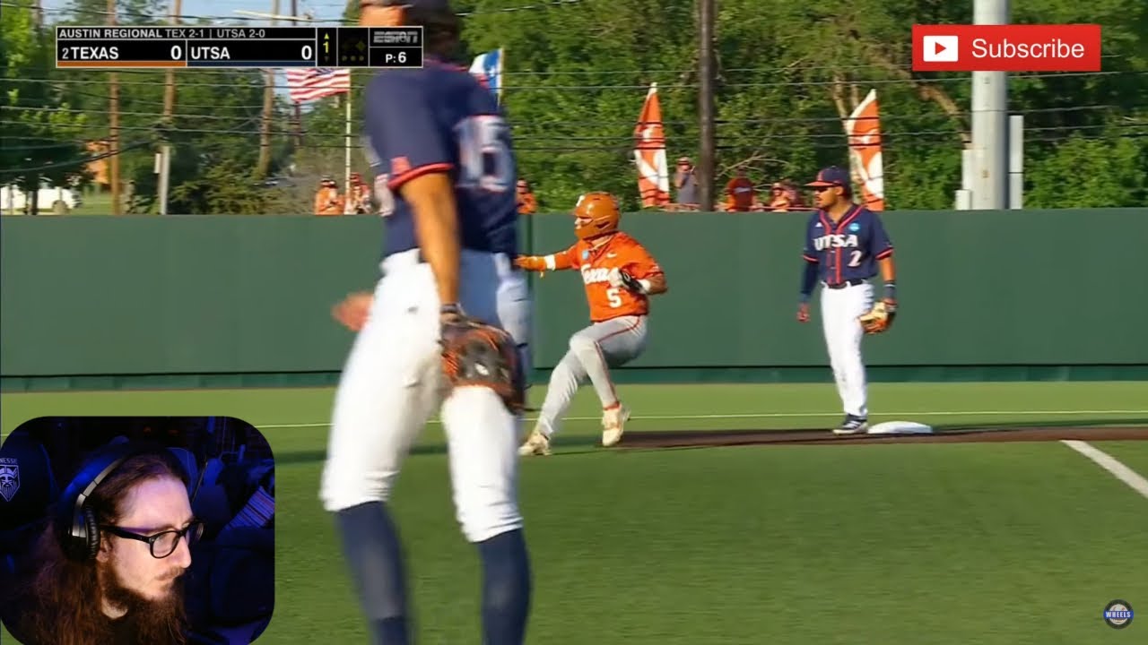 REACTING TO #2 Texas vs UTSA | Regional Final | 2025 College Baseball ...