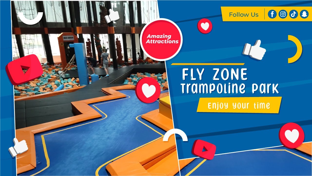 Fly Zone Trampoline Park - YouTube