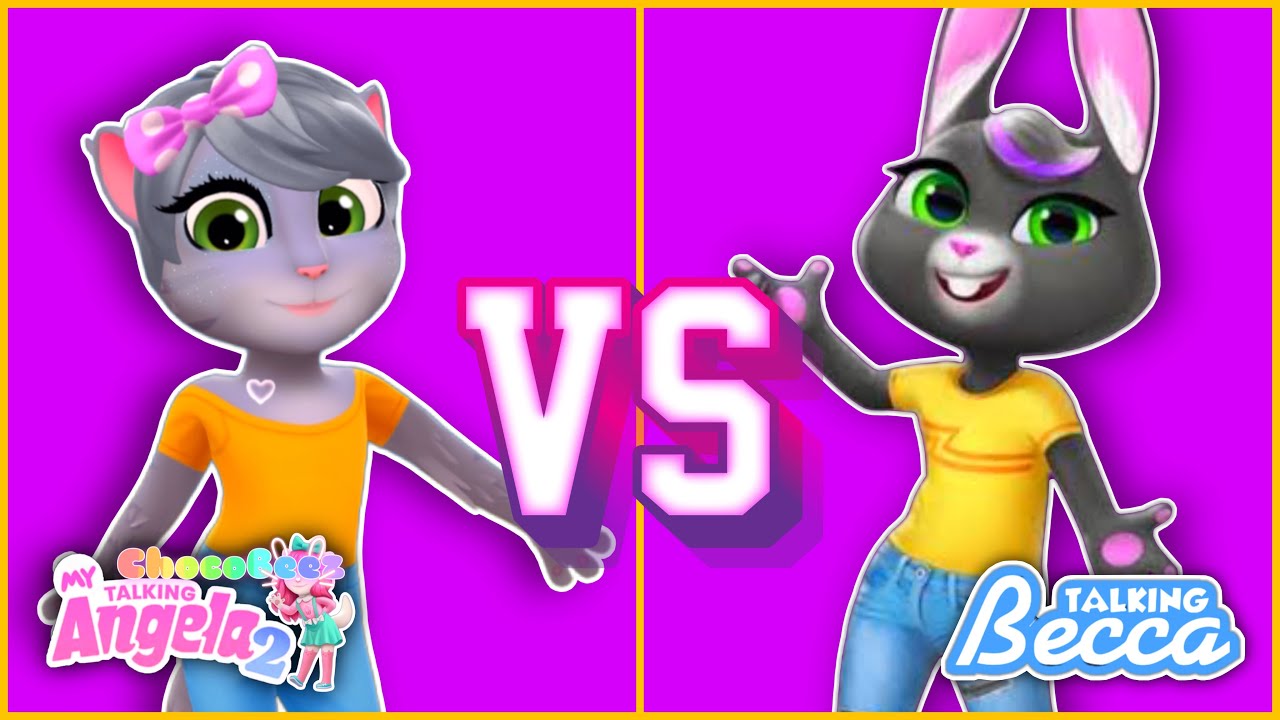 Level 410 - TWINNING WITH TALKING BECCA | My Talking Angela 2 - YouTube