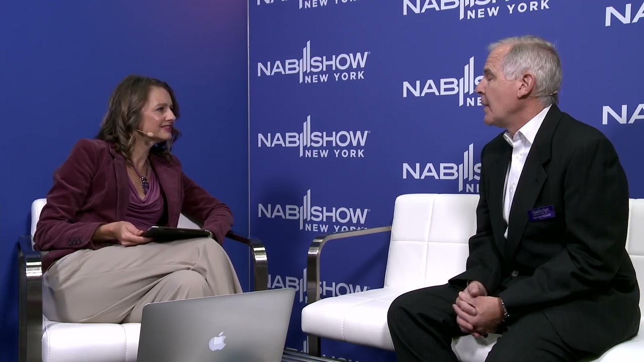 CueScript's Michael Accardi at 2022 NAB Show New York Interview Studio ...