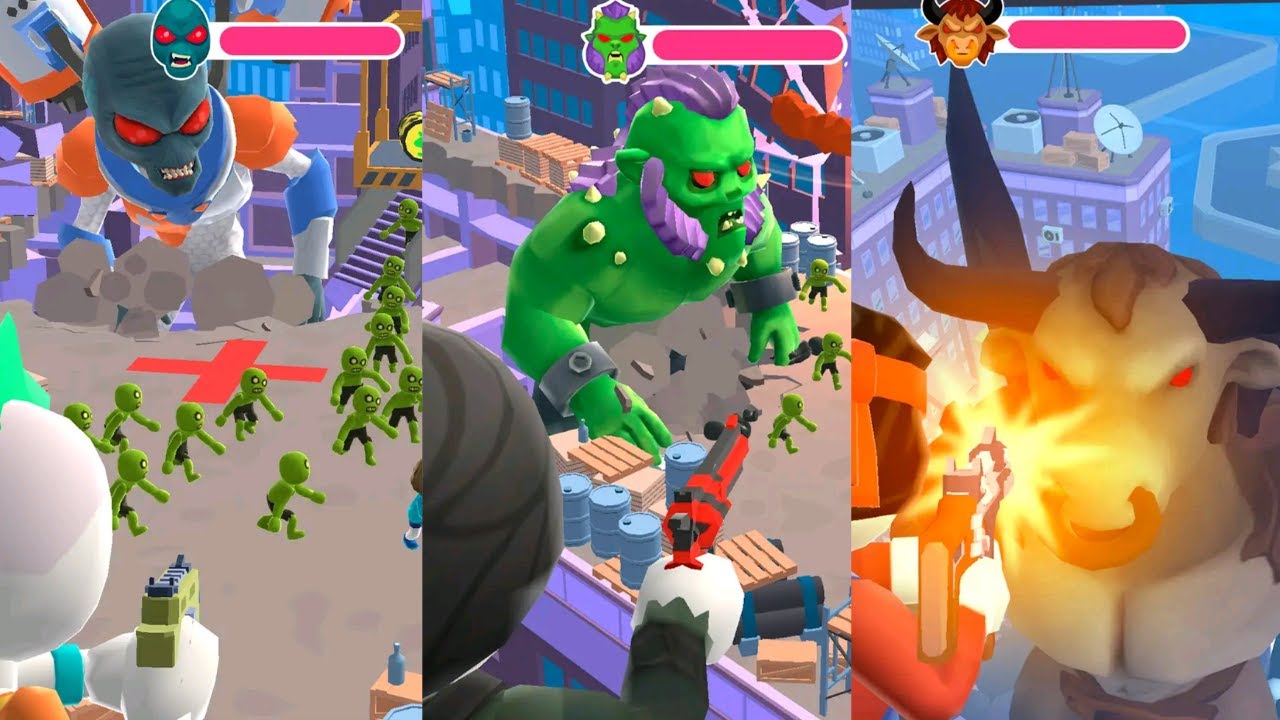 HELI MONSTER - GIANT HUNTER | MOBILE GAME PLAY - YouTube