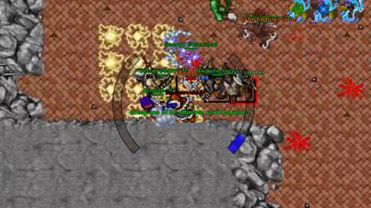 Tibia TEAM HUNT Prison roshamuul -2 - YouTube
