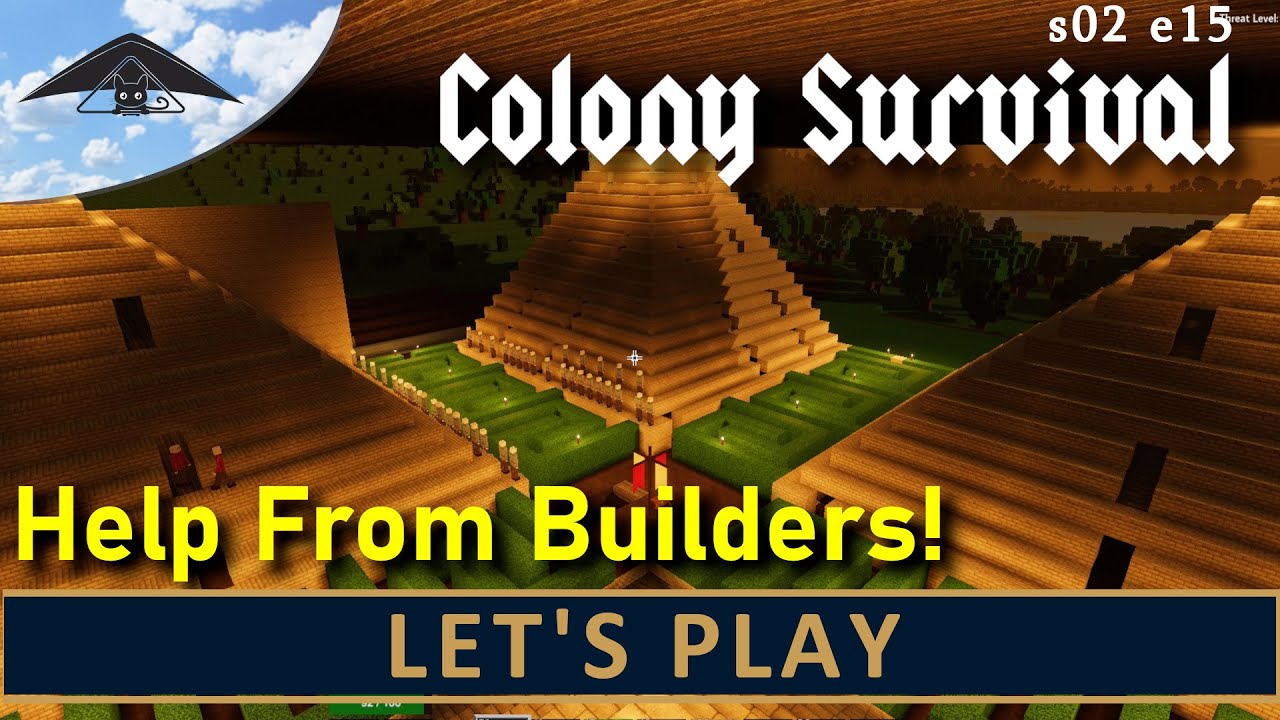 Putting Builders to Work! Let's Play Colony Survival s02 e15 - YouTube