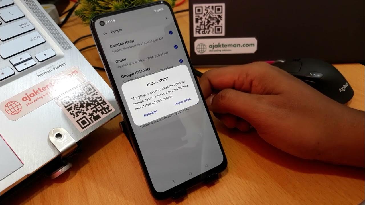 Cara Menghapus Akun Google Di Hp Realme Terbaru - YouTube