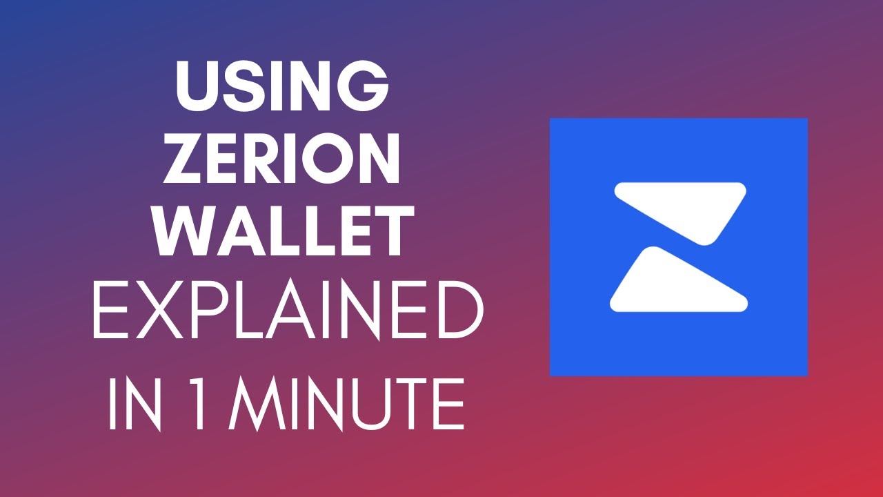 How To Use Zerion Wallet (2025) - YouTube