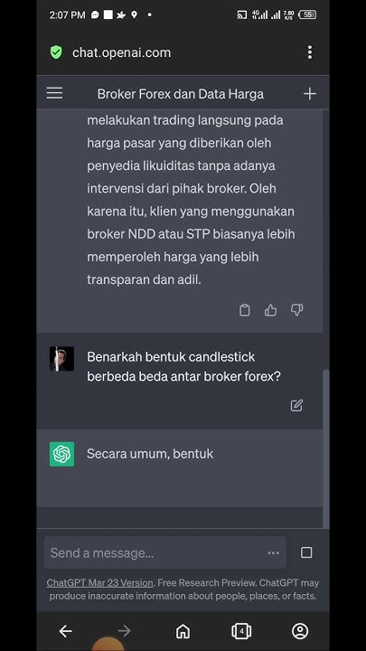 Candlestick Forex Berbeda antar Broker Forex dari perspektif ChatGPT - YouTube